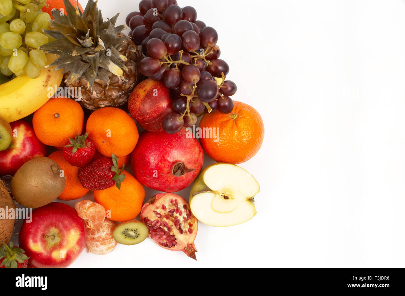 colorful fresh fruits Stock Photo - Alamy