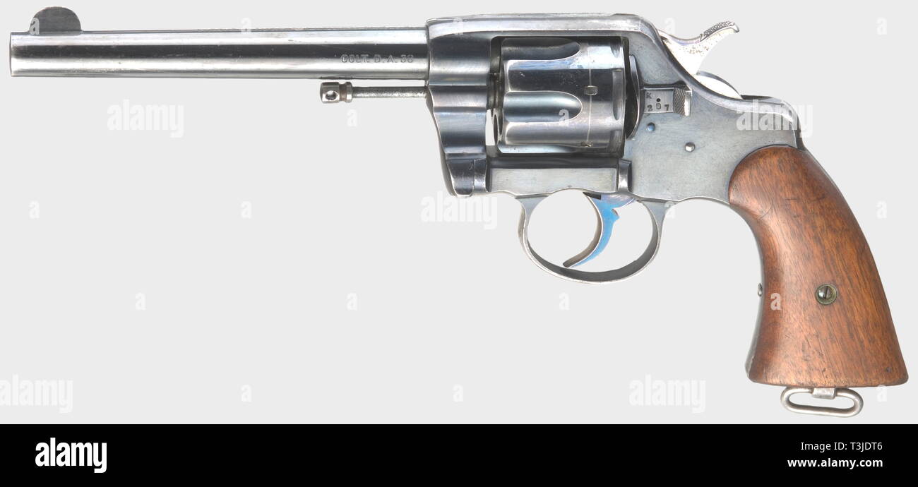 A Colt model 1896/1901 New Army, calibre .38 Colt. Matching numbers ...