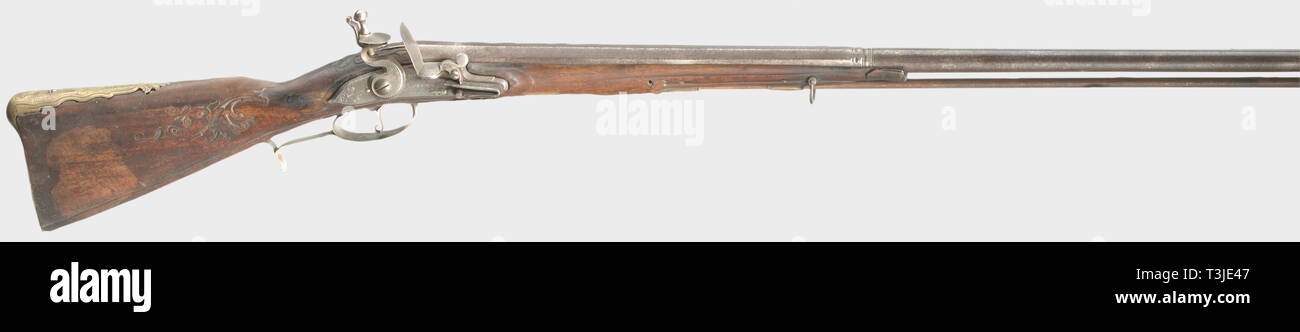 Civil long arms, flintlock and caplock, flintlock shotgun, German ...