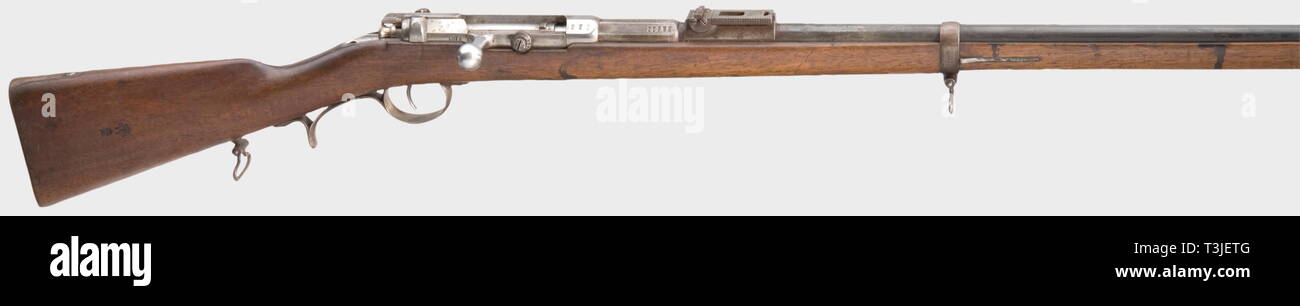 SERVICE WEAPONS, WURTTEMBERG, light infantry rifle M 71, Mauser ...