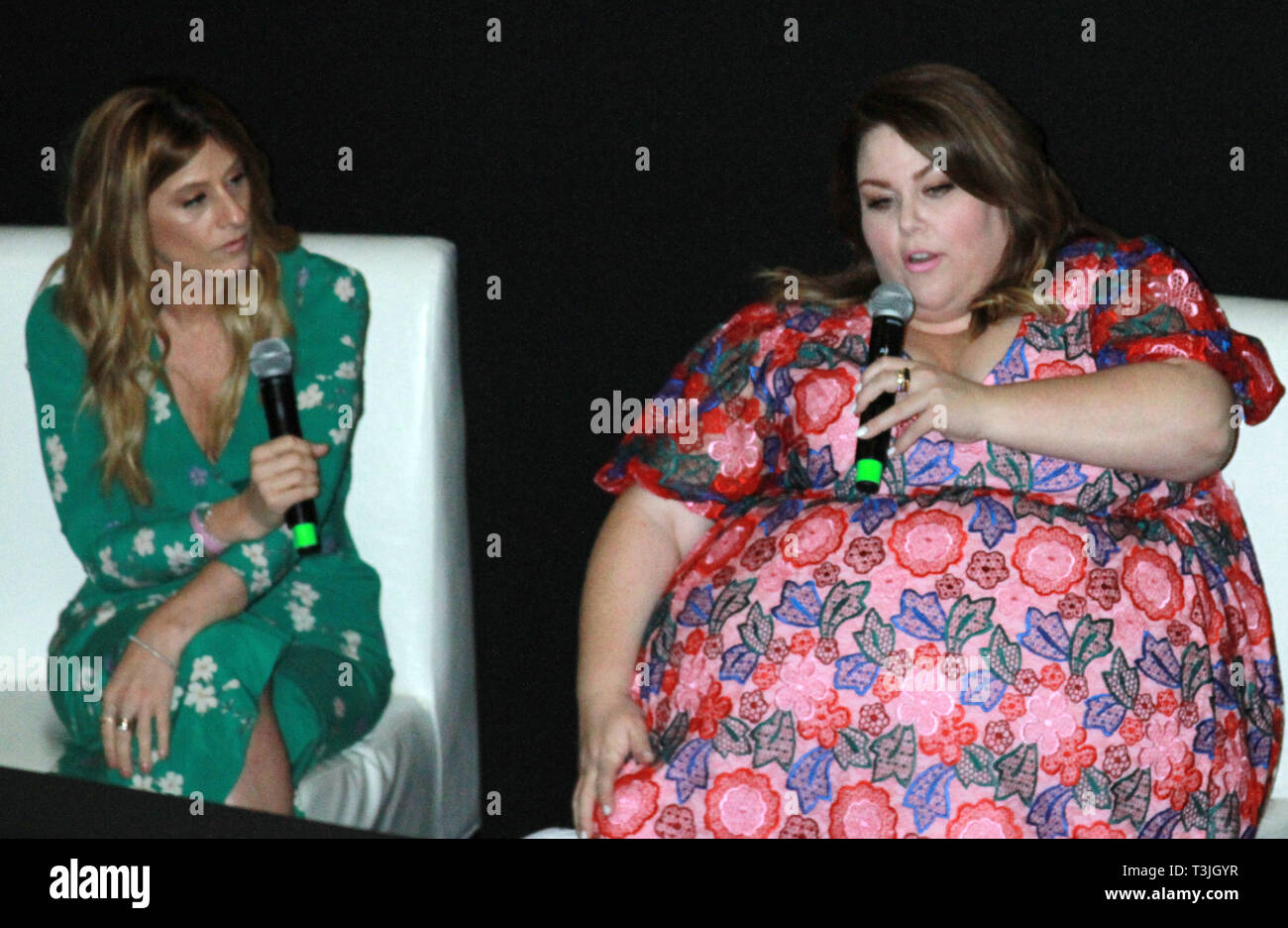 New York, USA. 9th Apr 2019. Denise Albert, Chrissy Metz, attend ...