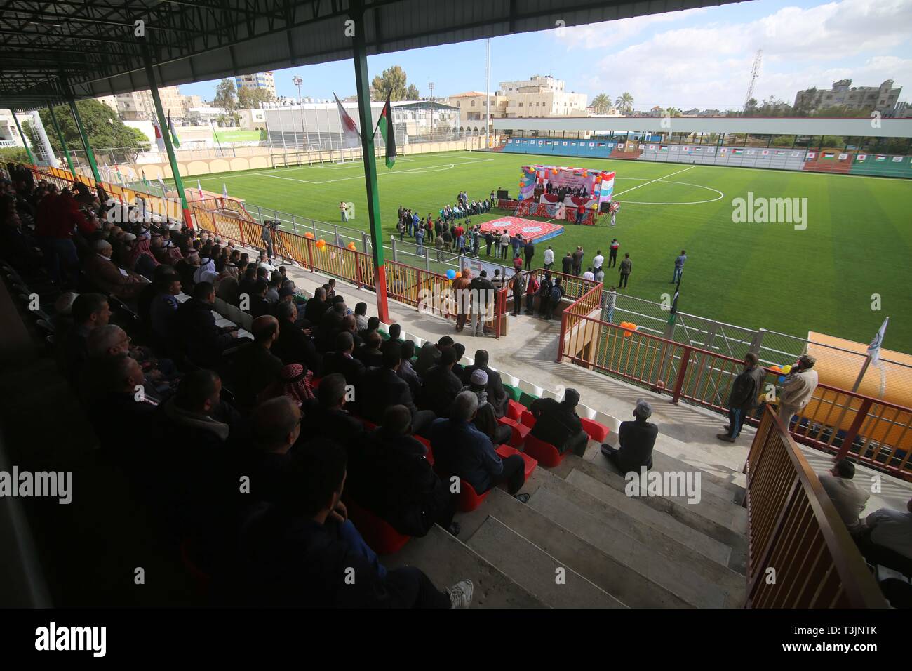 (190410) -- GAZA, April 10, 2019 (Xinhua) -- Photo taken on April 10 ...