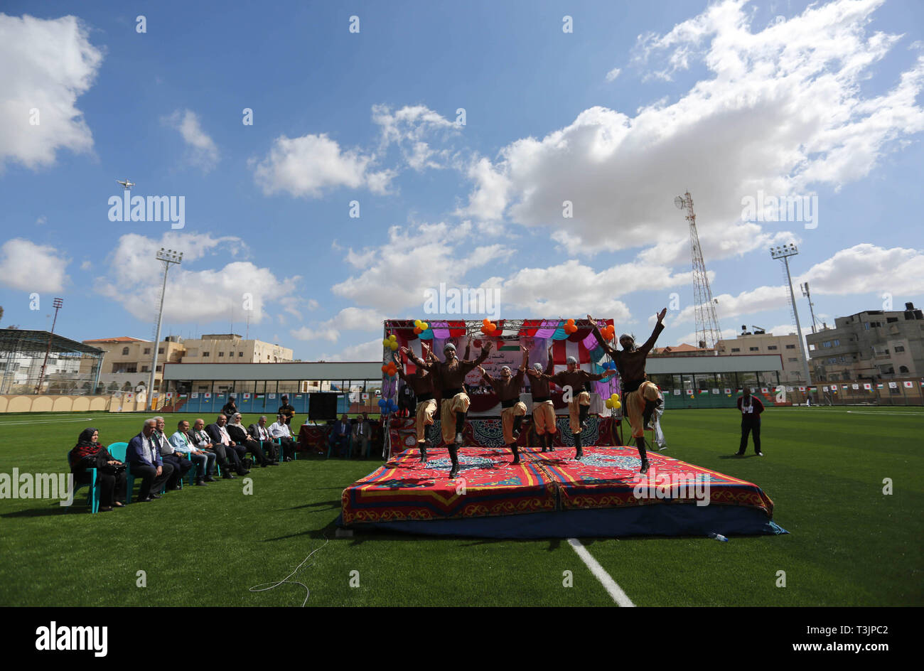 Rafah, Gaza Strip, Palestinian Territory. 10th Apr, 2019. Palestinians ...