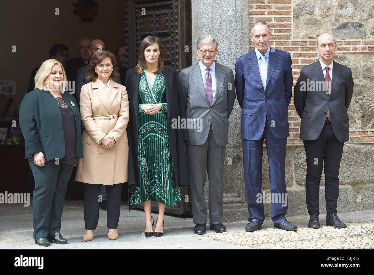 Madrid, Spain. 10th Apr, 2019. Queen Letizia of Spain attends the ...