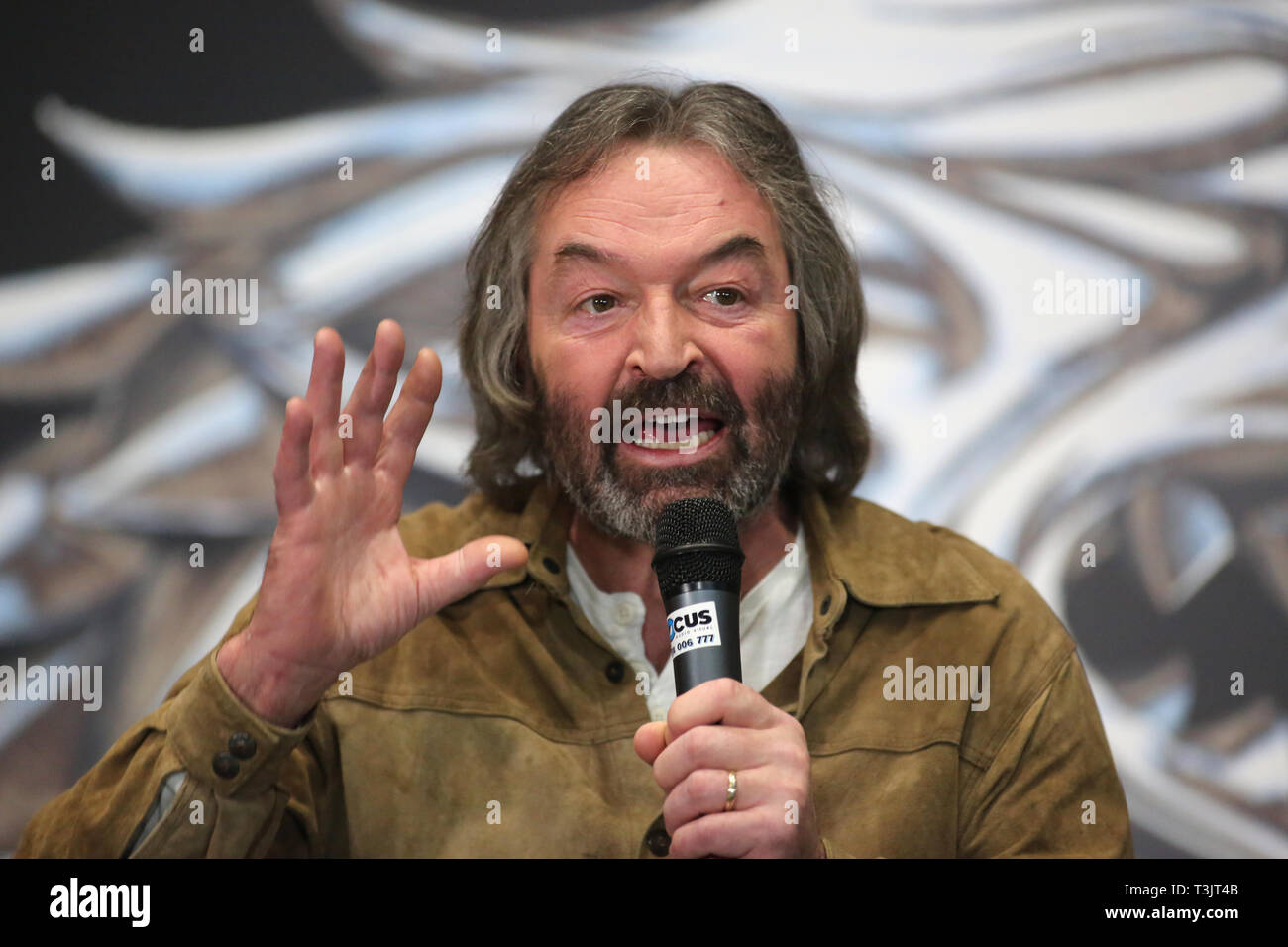 Belfast, UK. 10th Apr 2019. Ian Beattie, Northern Irish actor from Game ...
