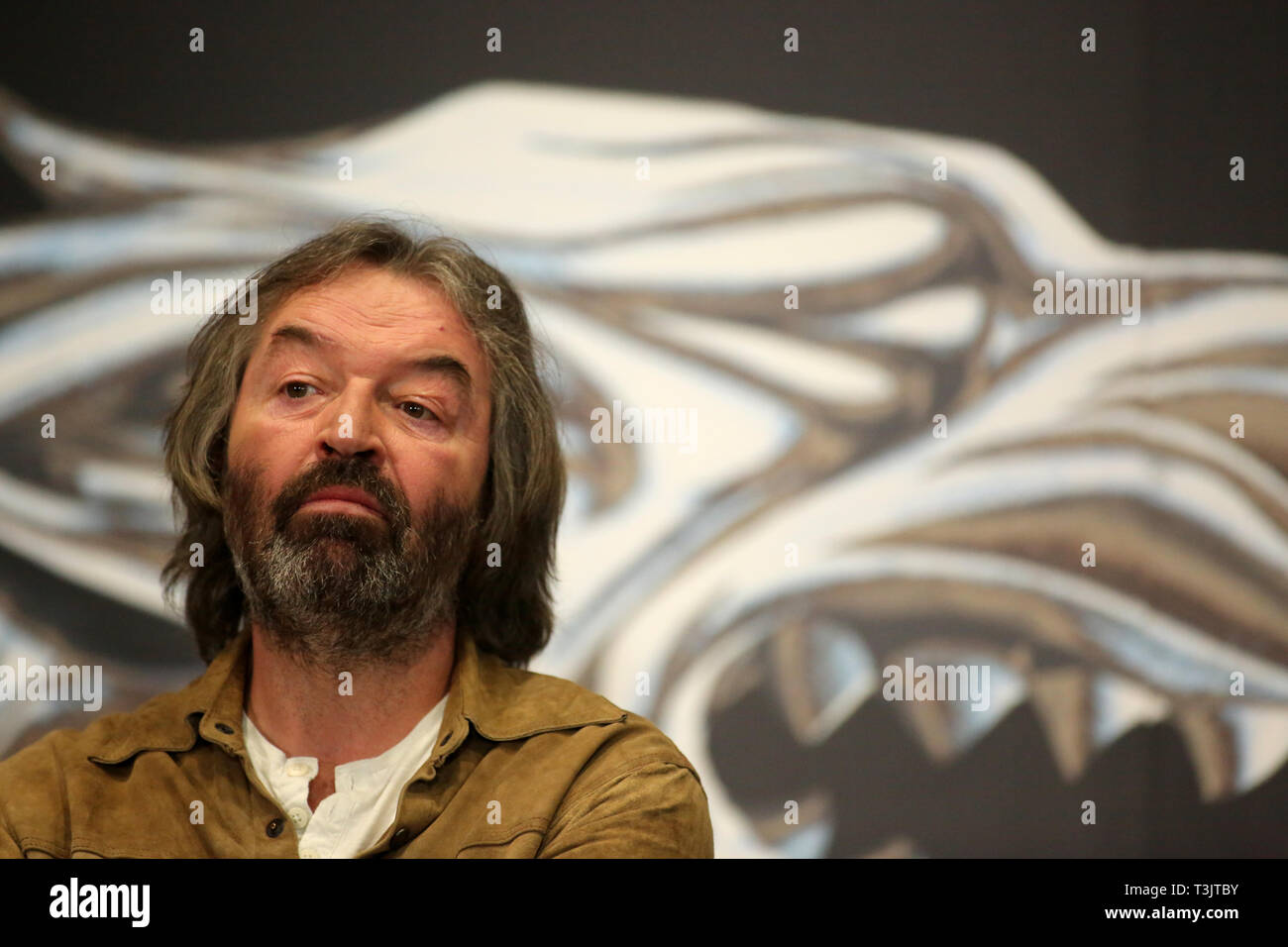 Belfast, UK. 10th Apr 2019. Ian Beattie, Northern Irish actor from Game ...