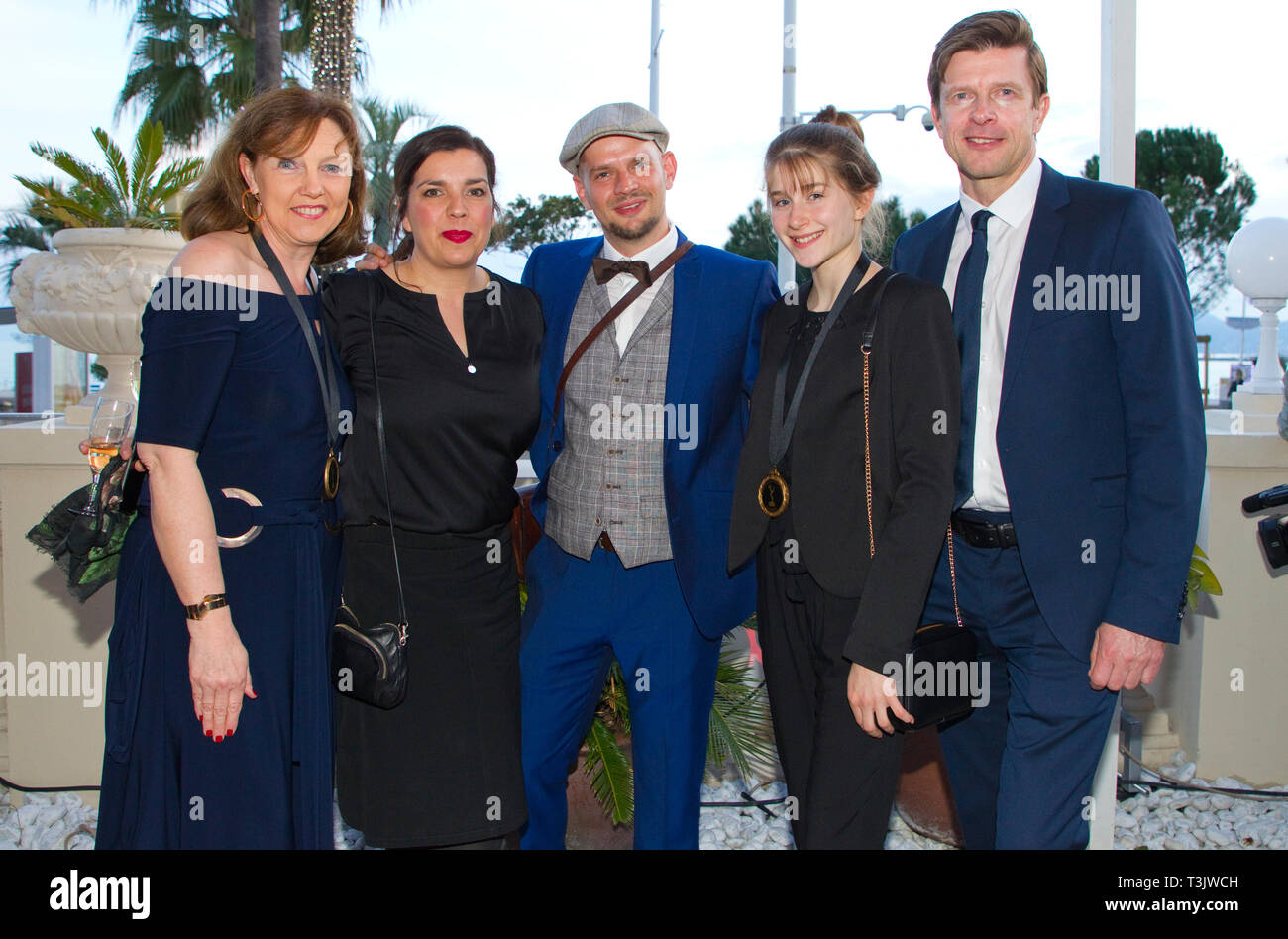 Cannes, France. 09th Apr, 2019. Director Florian Schnell, Actress ...