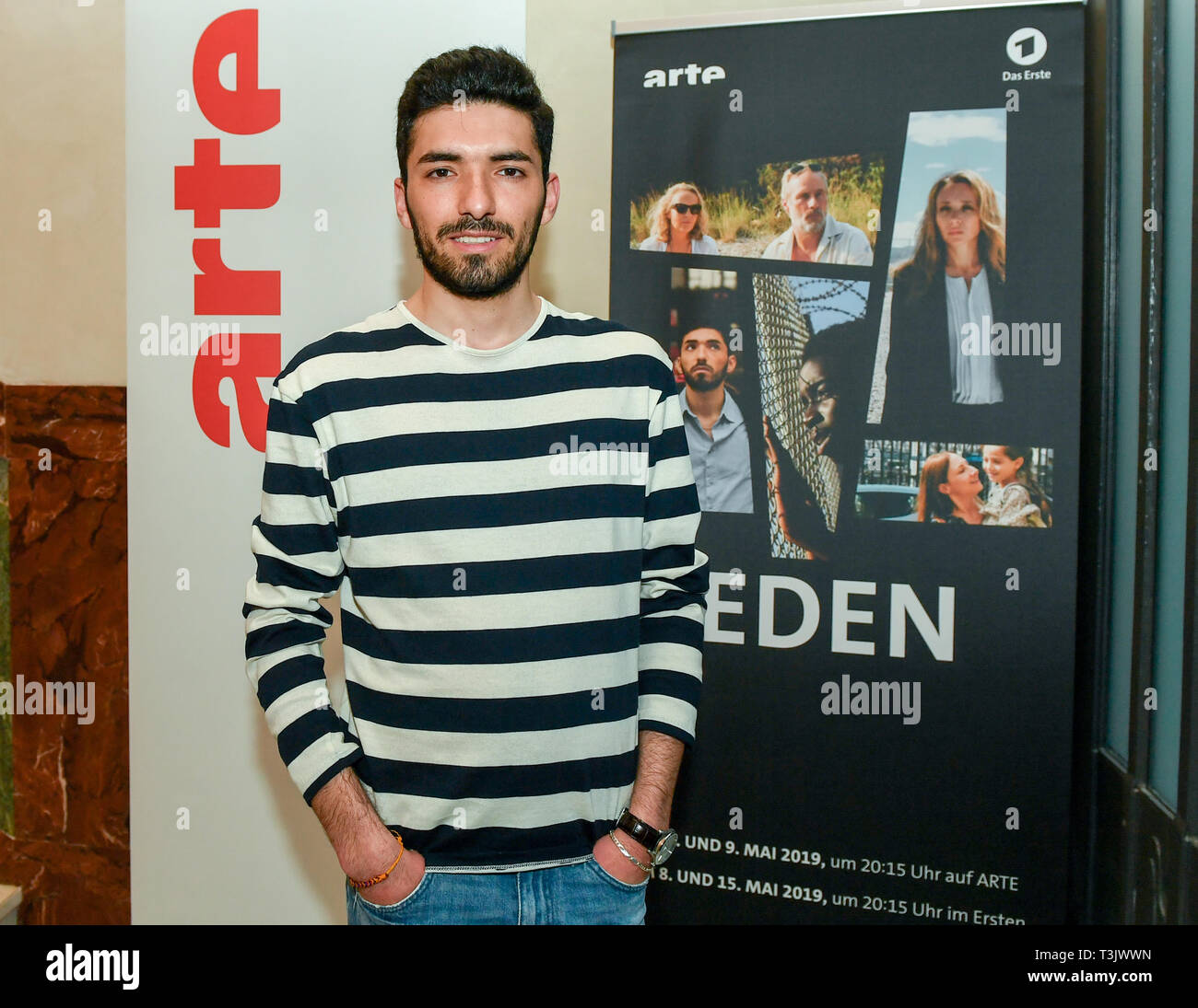 Berlin, Germany. 09th Apr, 2019. Actor Adnan Jafar at the German ...