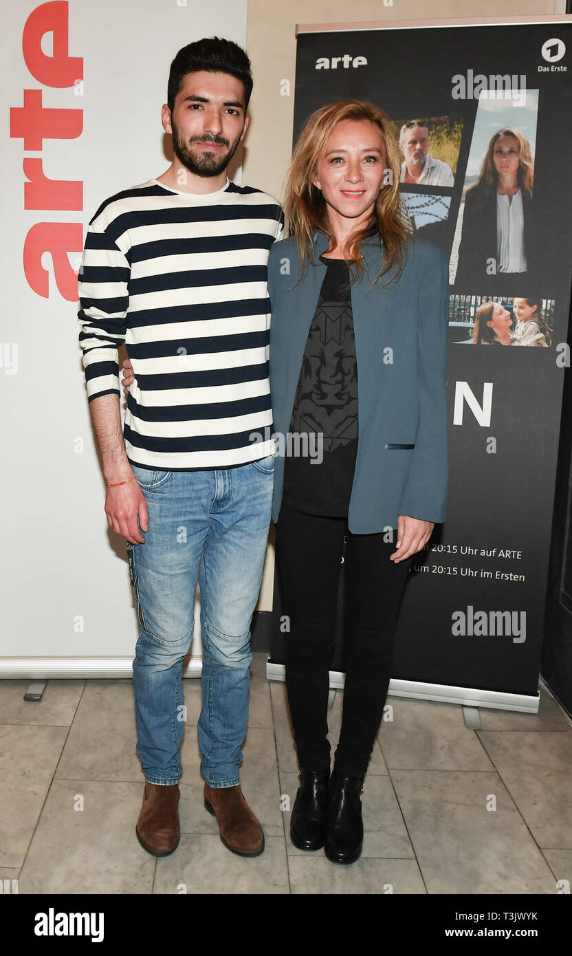 Berlin, Germany. 09th Apr, 2019. The actors Adnan Jafar and Sylvie ...