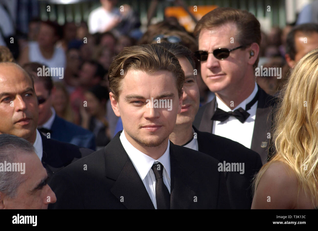CANNES, FRANCE. May 20, 2002: Actor LEONARDO DiCAPRIO at the Cannes ...