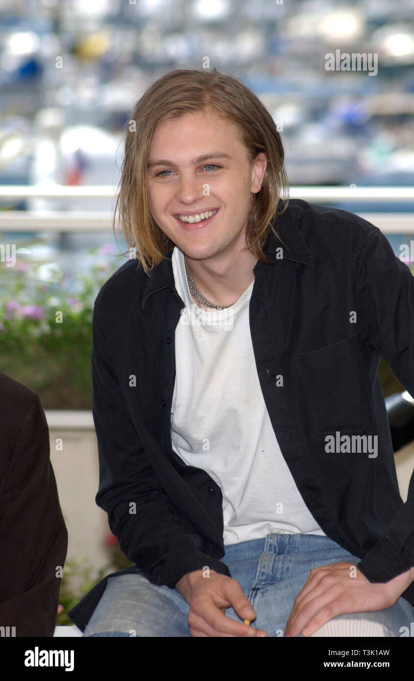 CANNES, FRANCE. May 25, 2002: Actor MICHAEL PITT at the Cannes Film ...