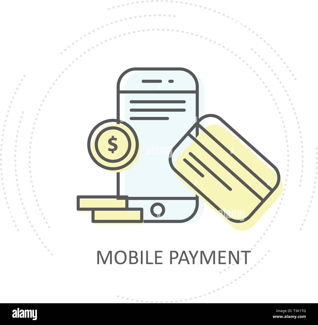 Nfc icon wireless payment Cut Out Stock Images & Pictures - Alamy