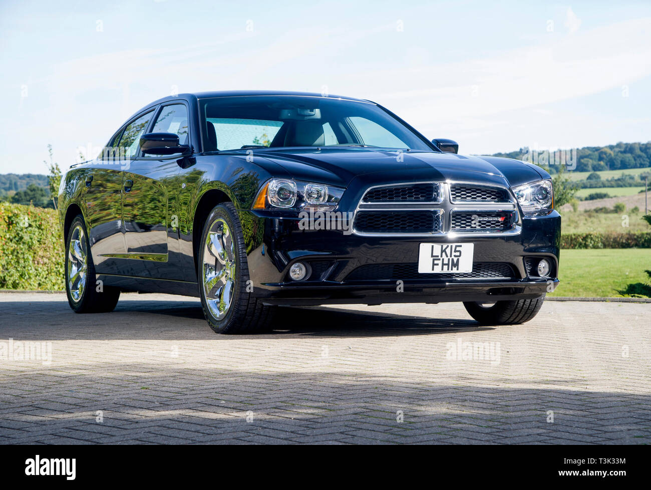 2015 Dodge Charger American muscle car Stock Photo - Alamy