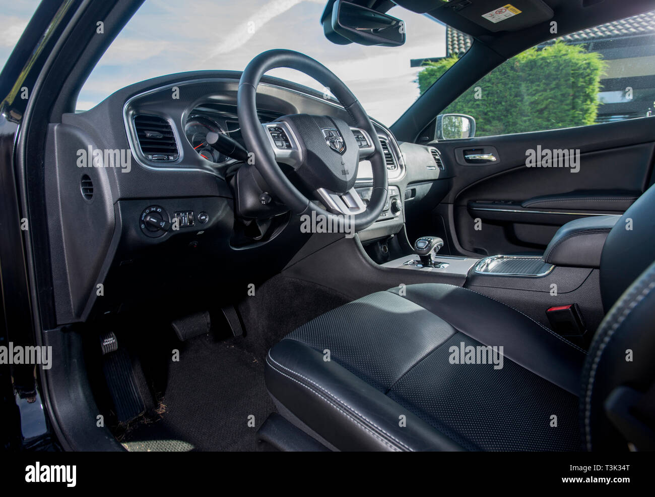Dodge charger interior hi-res stock photography and images - Alamy