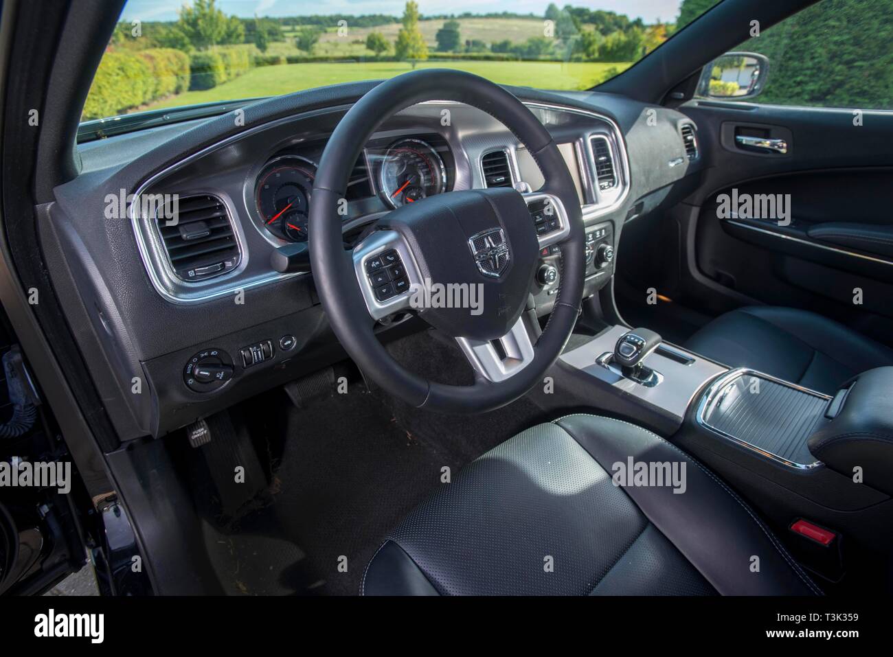 Dodge charger interior hi-res stock photography and images - Alamy