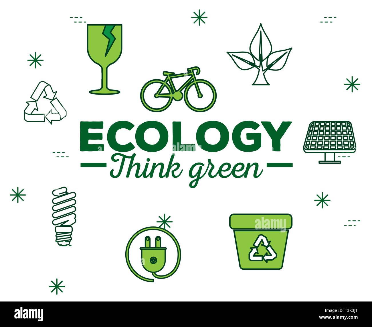 ecology conservation with sustainable element to protection Stock ...