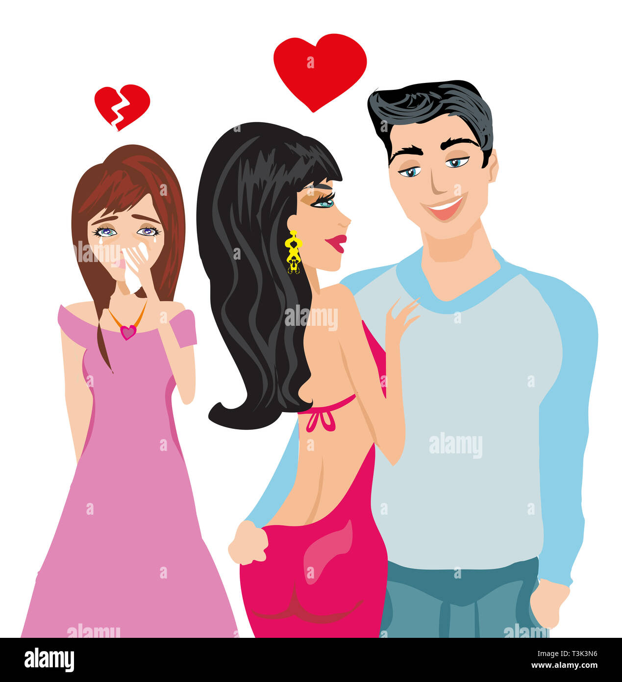 Jealous females hi-res stock photography and images - Alamy