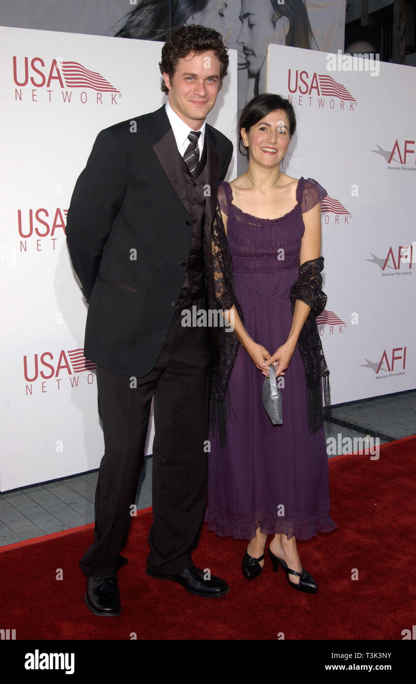 LOS ANGELES, CA. June 12, 2002: Actor TOM EVERETT SCOTT & girlfriend JENNI at the 30th Annual ...