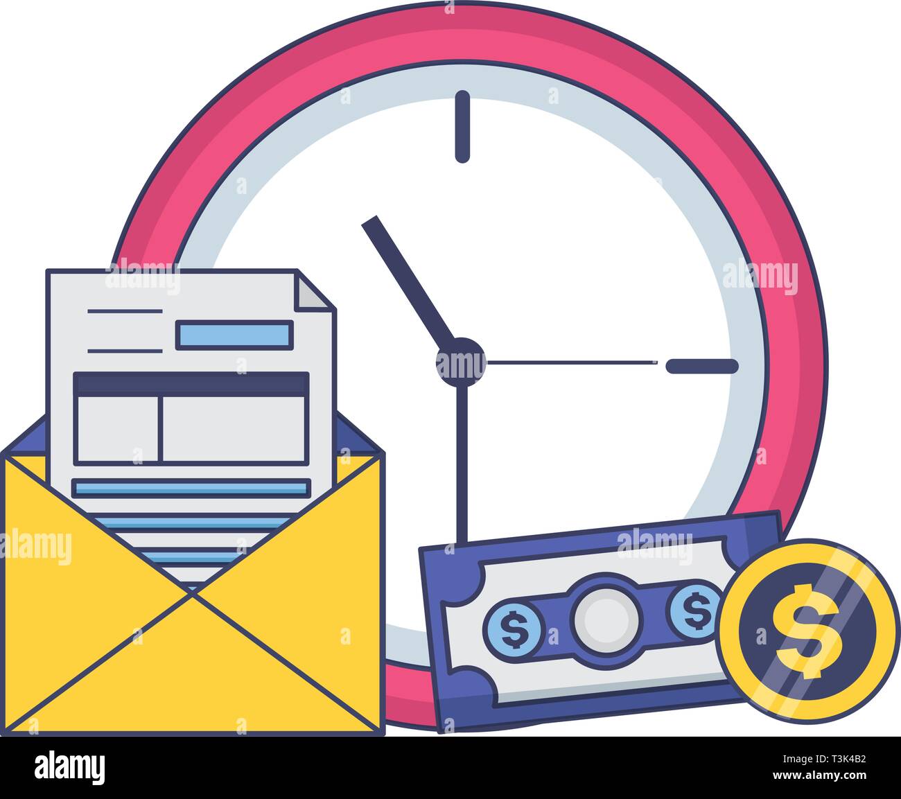 tax time payment Stock Vector Image & Art - Alamy