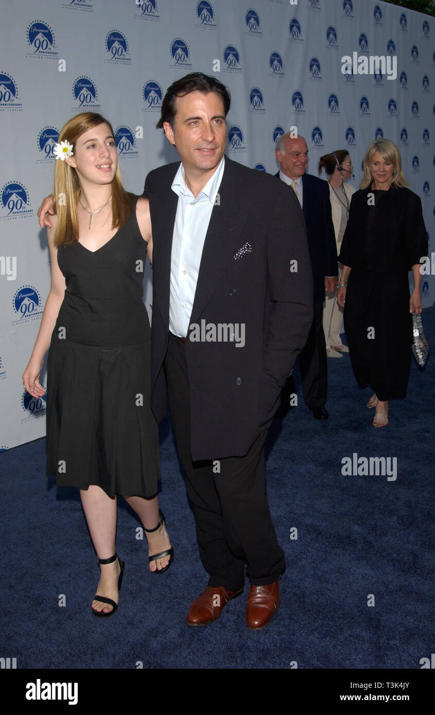 LOS ANGELES, CA. July 14, 2002: Actor ANDY GARCIA & date at the ...