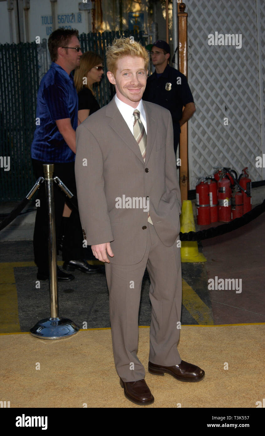 LOS ANGELES, CA. July 22, 2002: Actor SETH GREEN at the Hollywood ...