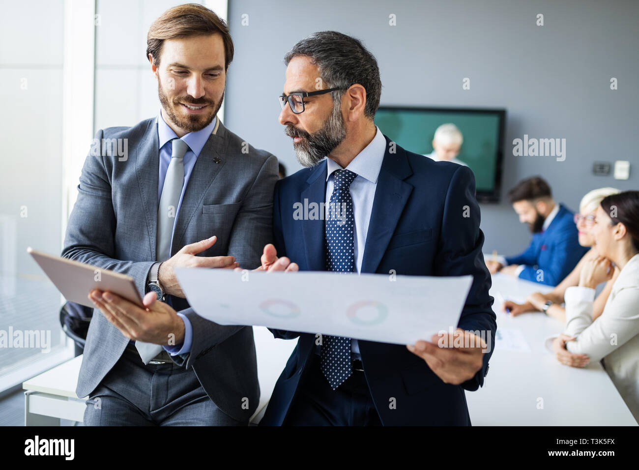 Business meeting owner corporate hi-res stock photography and images ...