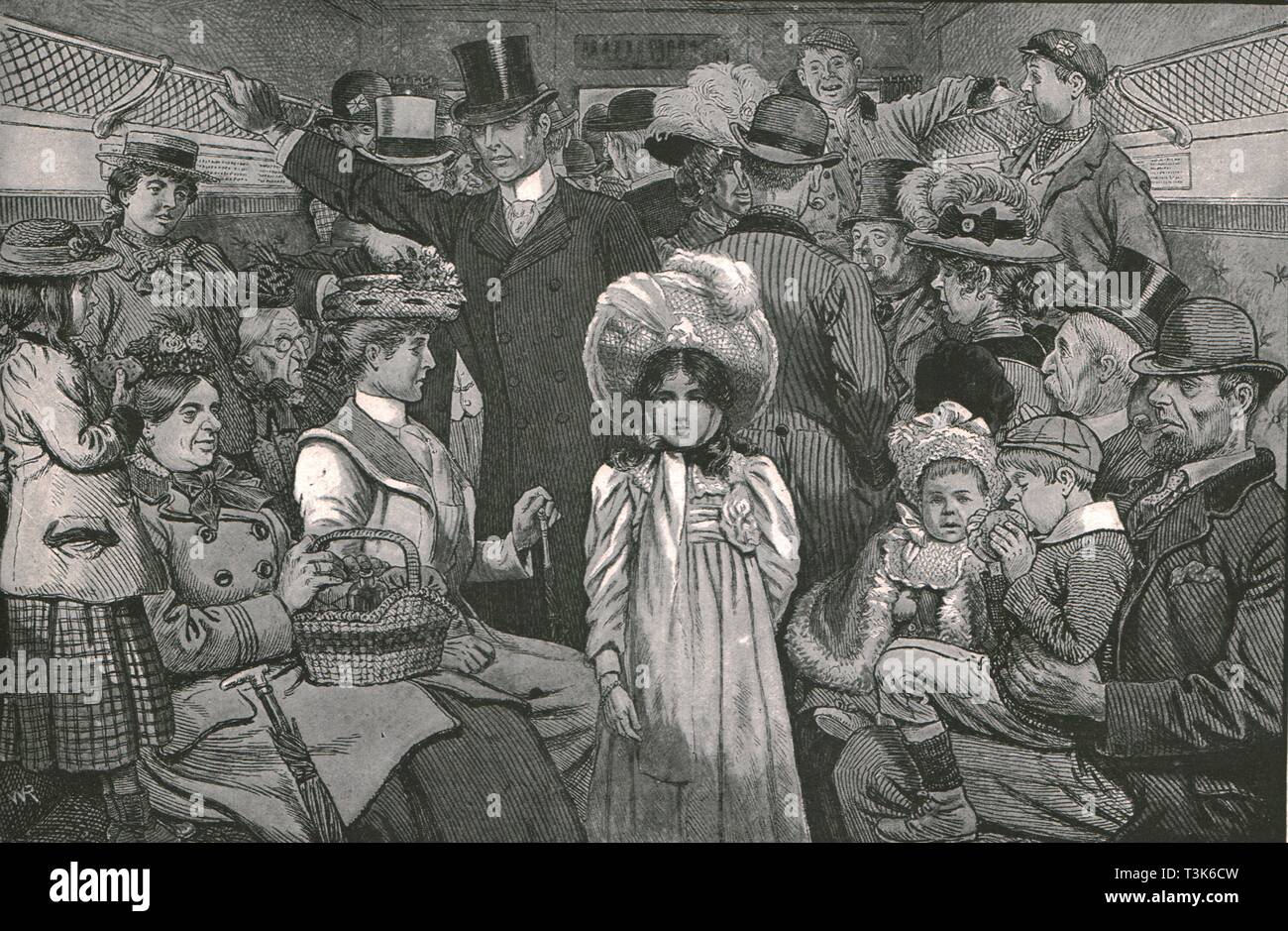 Coming to see the coronation procession, 1902. Creator: William Ralston ...