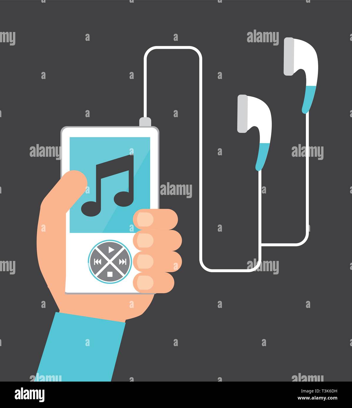 mp3 music player Stock Vector Image & Art - Alamy