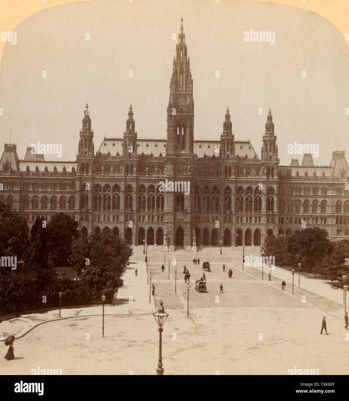 'The great Rathhaus, Vienna, Austria (Tower 320 ft. high)', 1899 ...