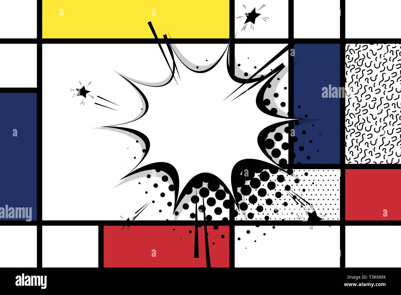 Square empty white comic book hi-res stock photography and images - Alamy