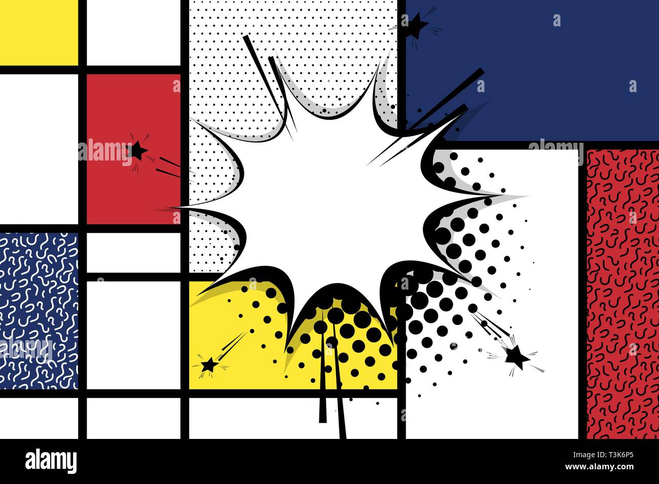 Square empty white comic book hi-res stock photography and images - Alamy