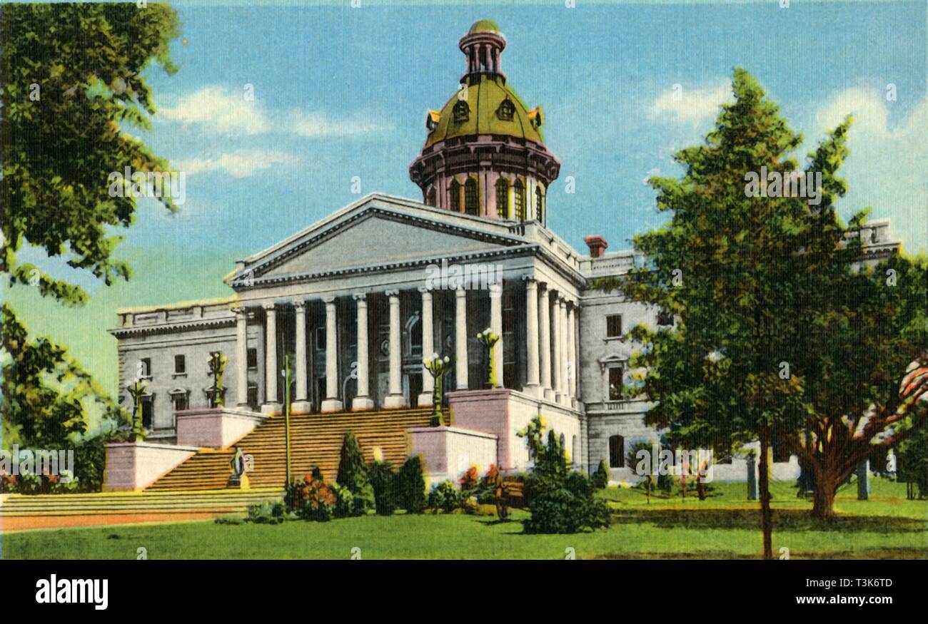 'South Carolina State Capitol, Columbia, S.C.', 1942. Creator: Unknown ...