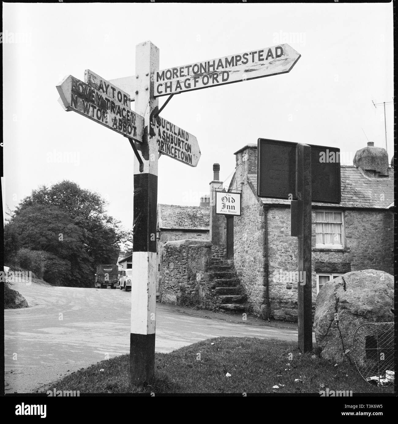 The Green, Widecombe in the Moor, Dartmoor, Devon, 1967. Creator ...