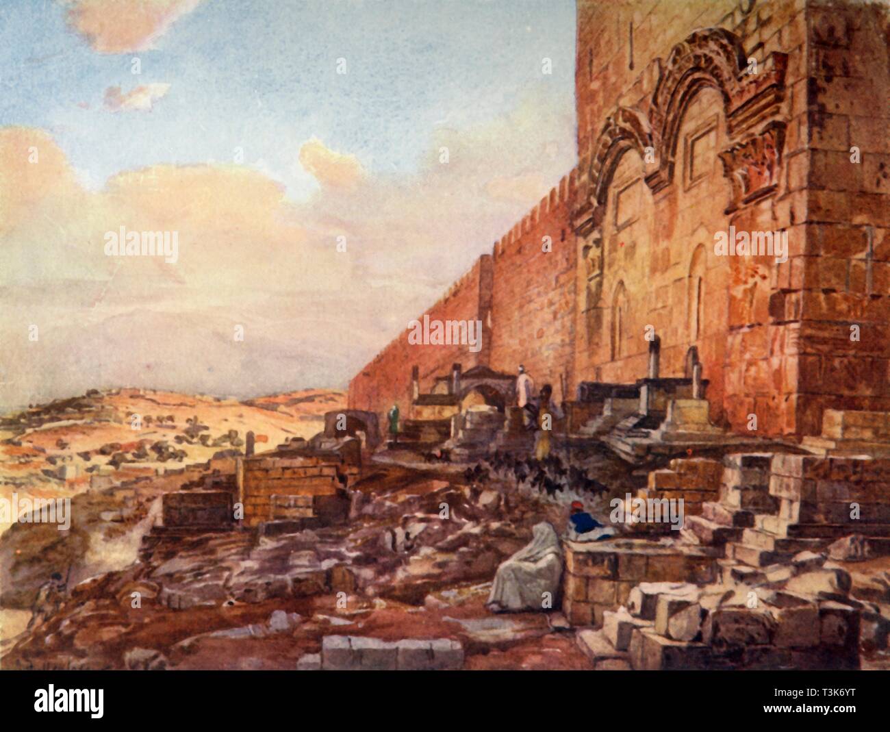 Jerusalem exterior golden beautiful gate hi-res stock photography and ...