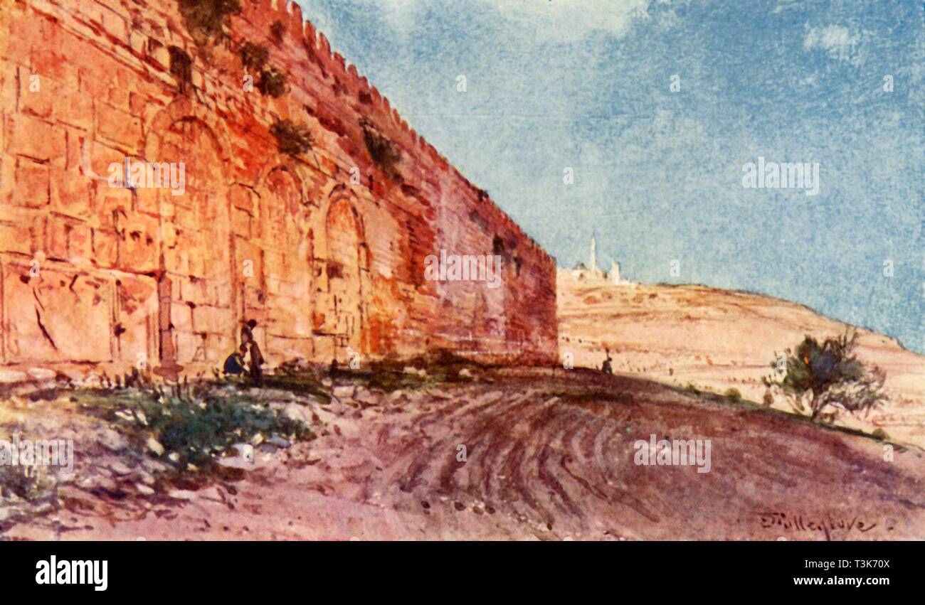 'Jerusalem. - The Triple Gate of The Temple Area', 1902. Creator: John ...