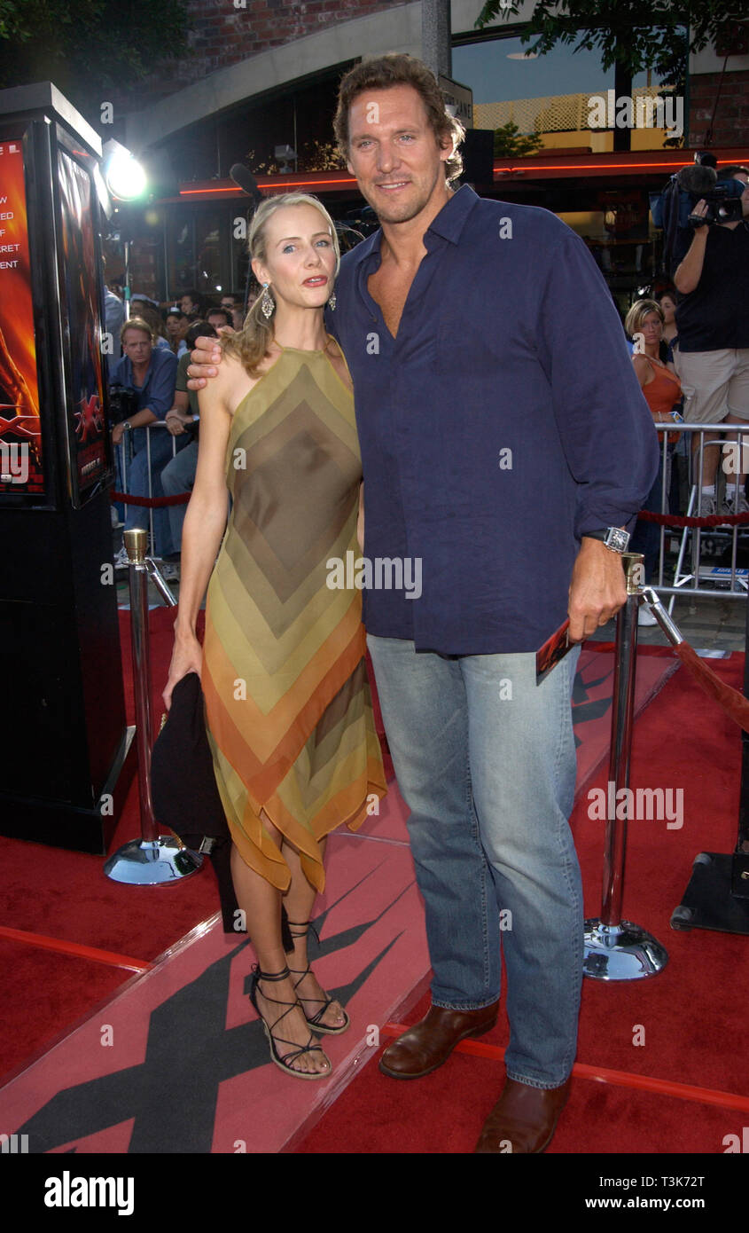 LOS ANGELES, CA. August 05, 2002: Actor RALPH MOELLER at the world ...