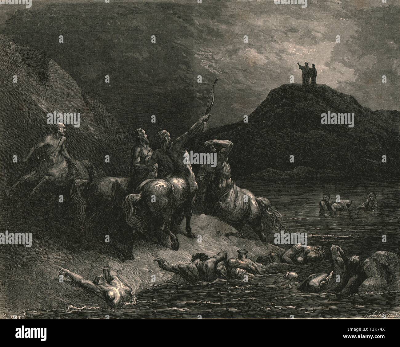 Centaurs dante hi-res stock photography and images - Alamy