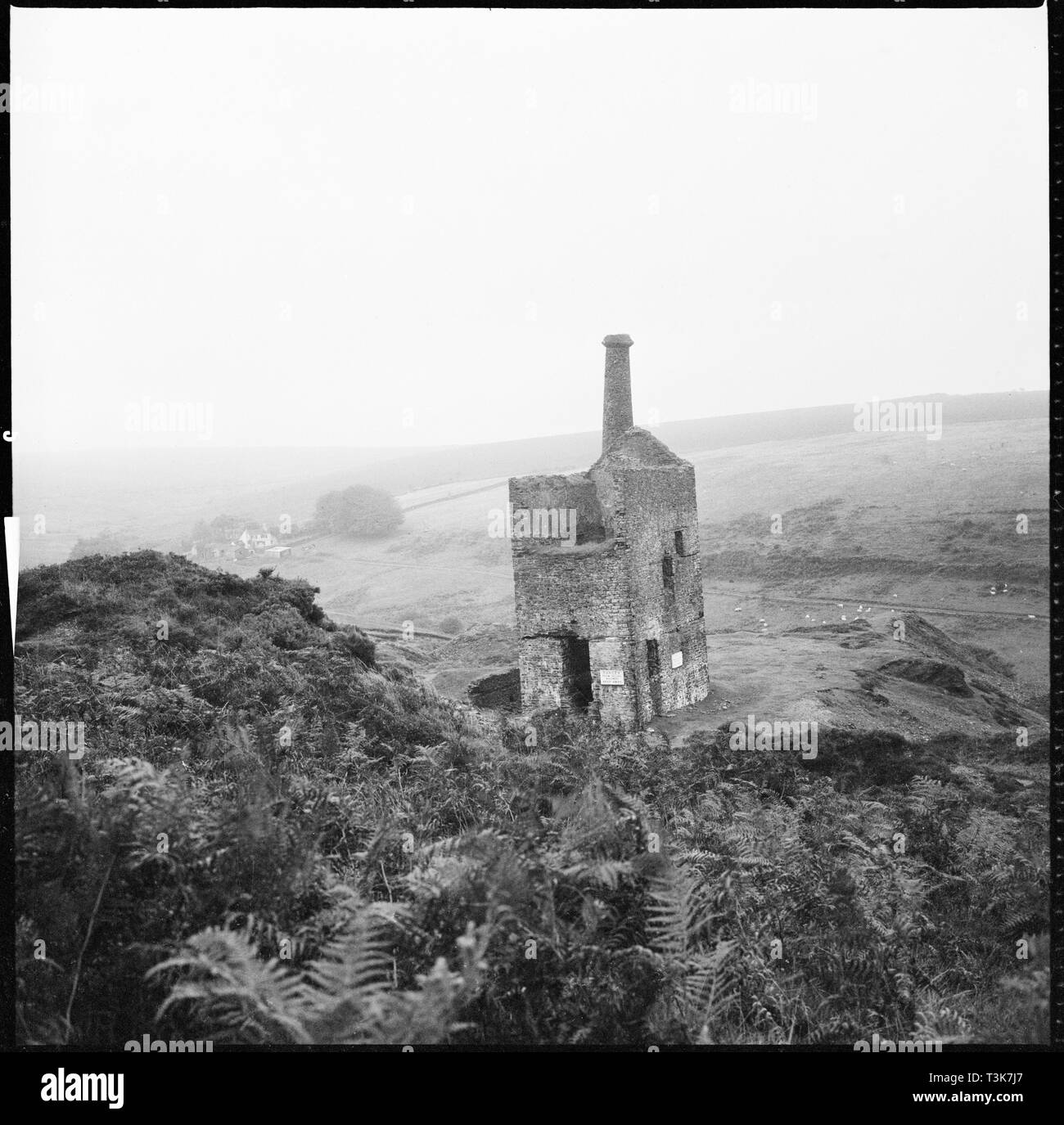 Wheal Betsy pumping engine house, Mary Tavy, Devon, 1967. Creator ...