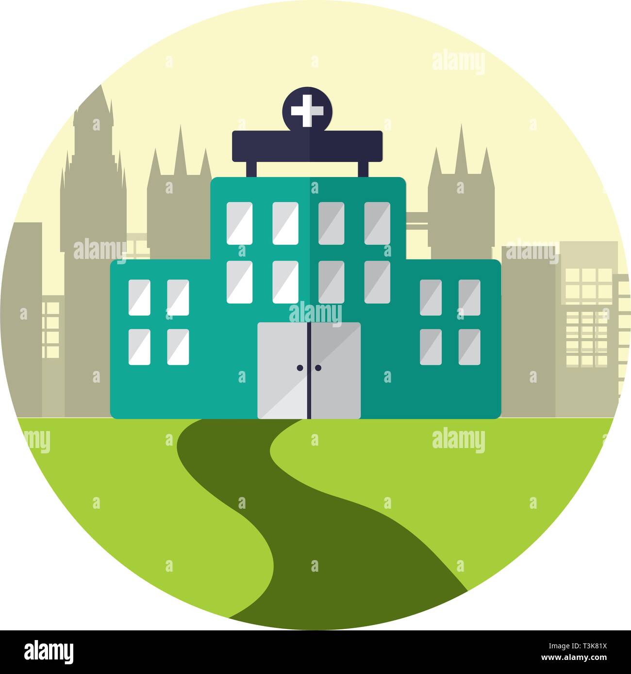hospital building medical Stock Vector Image & Art - Alamy