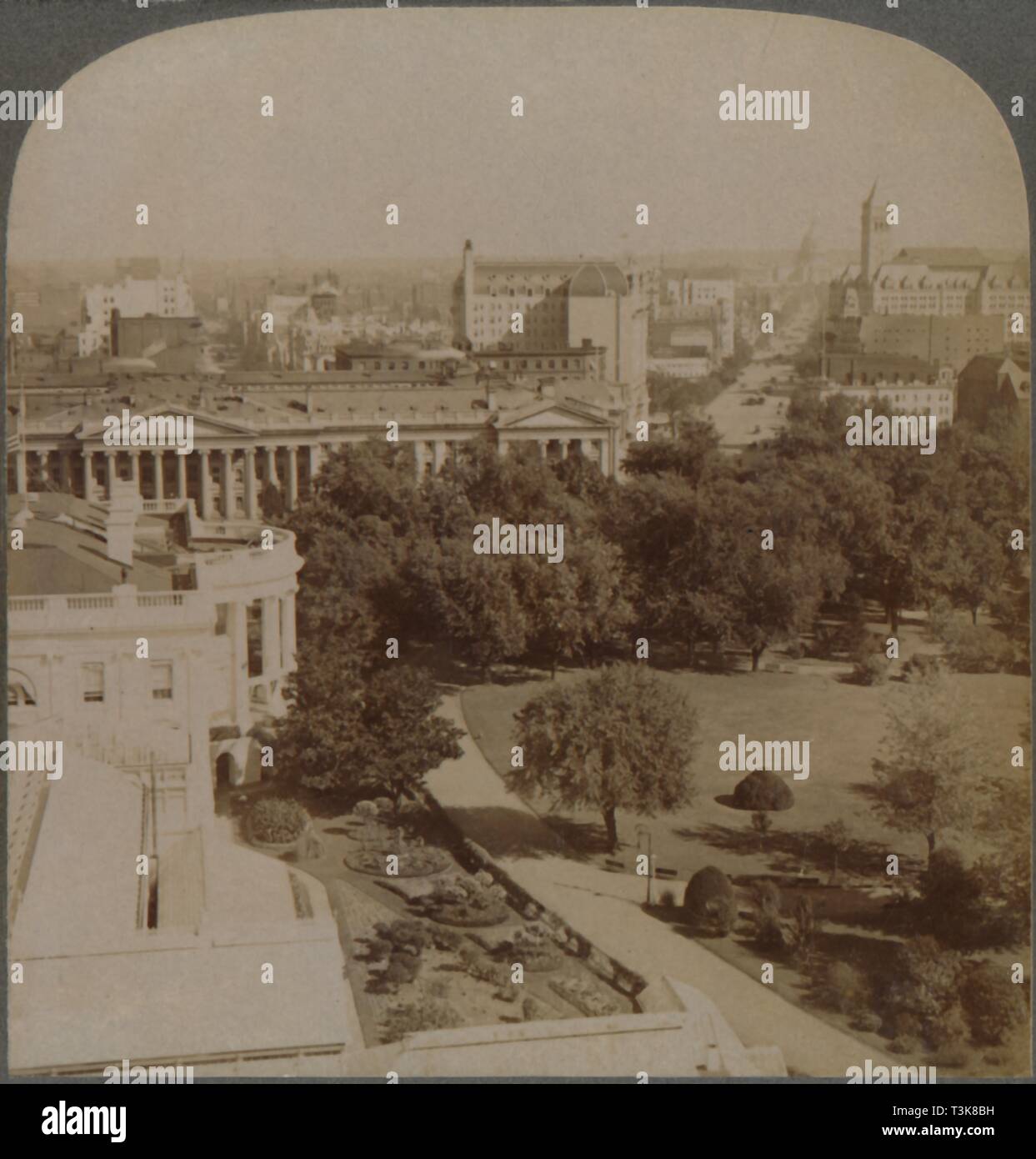 'From Navy Department...past the White House and Treasury, to Capitol ...