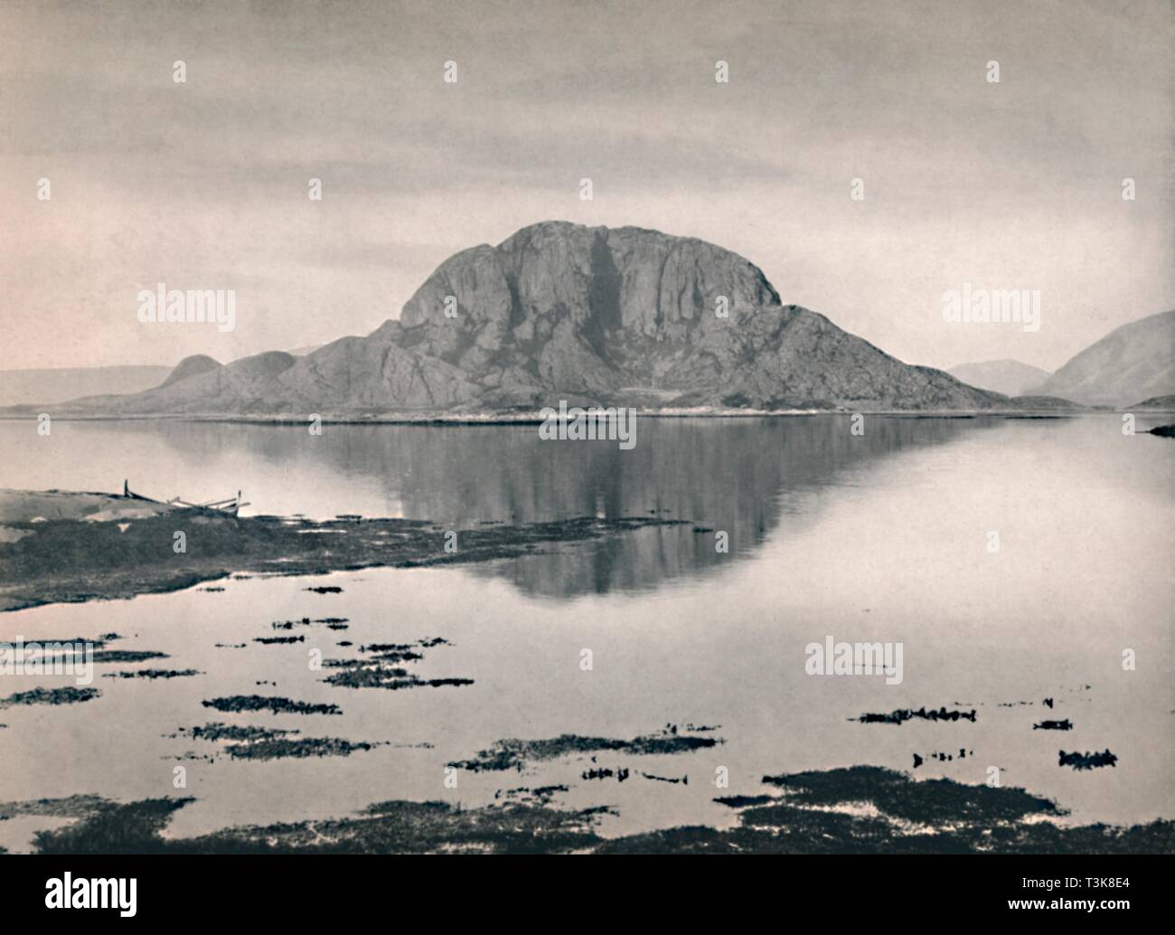 'The island of Torghatten', 1914. Creator: Unknown Stock Photo - Alamy