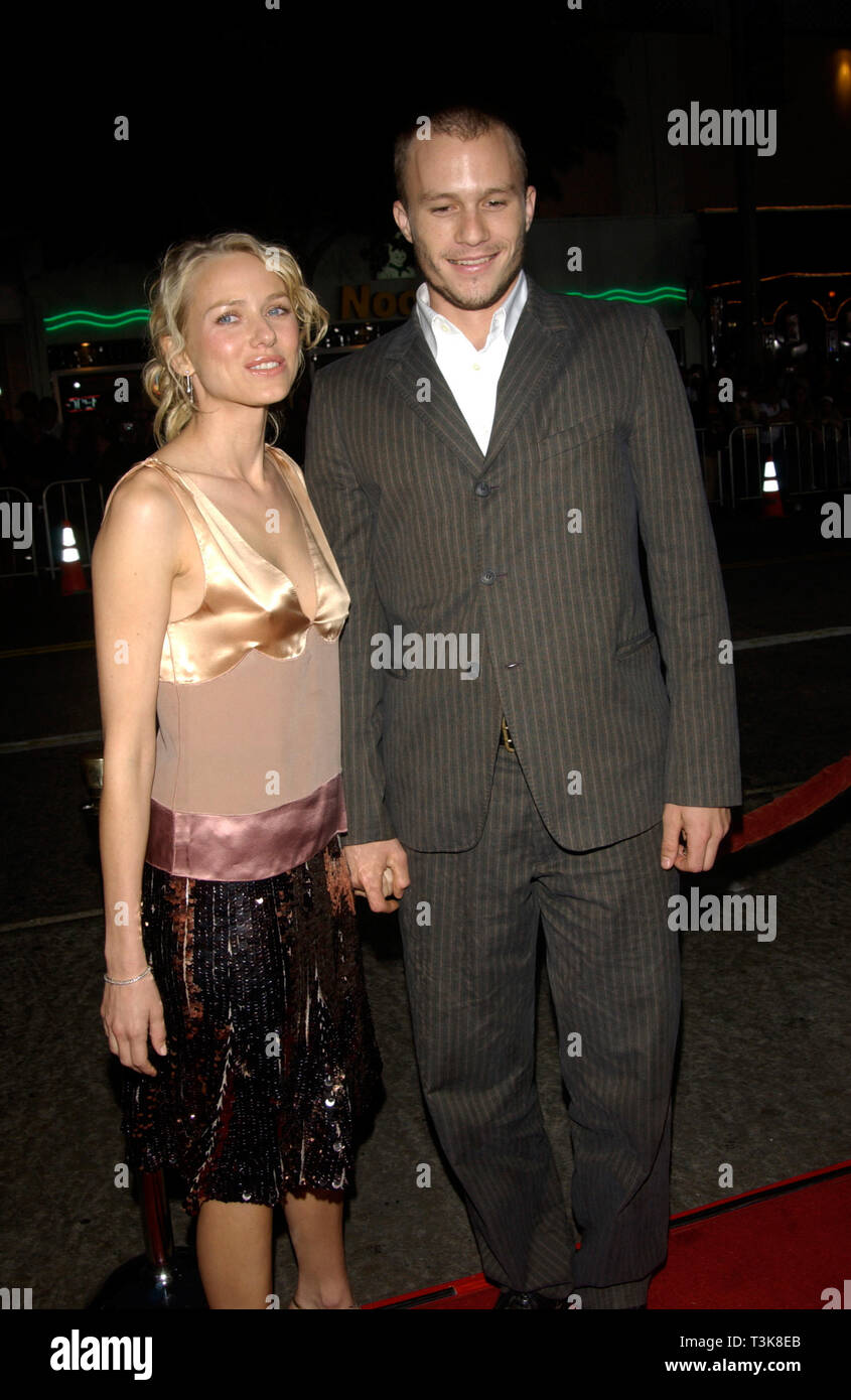 Actor Heath Ledger Girlfriend Actress High Resolution Stock Photography ...
