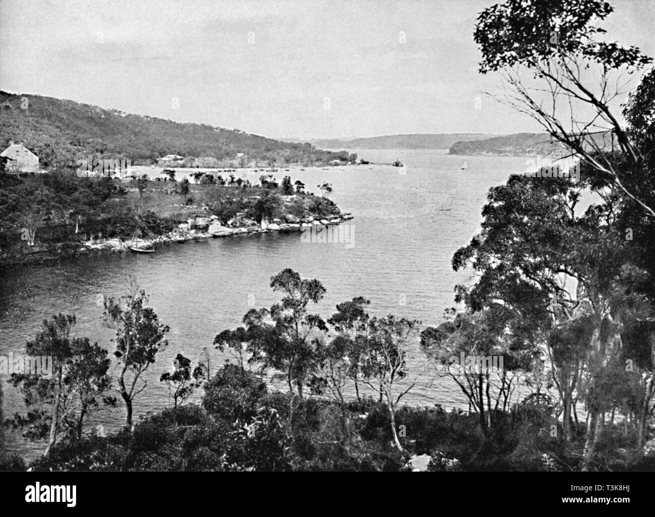 'Middle Harbour, from Spit Road, c1900. Creator: Unknown Stock Photo ...