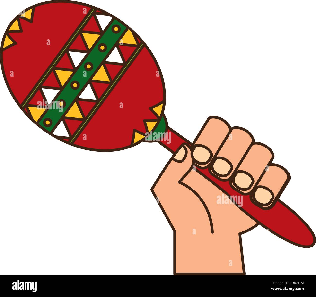 hand with maraca Stock Vector Image & Art - Alamy