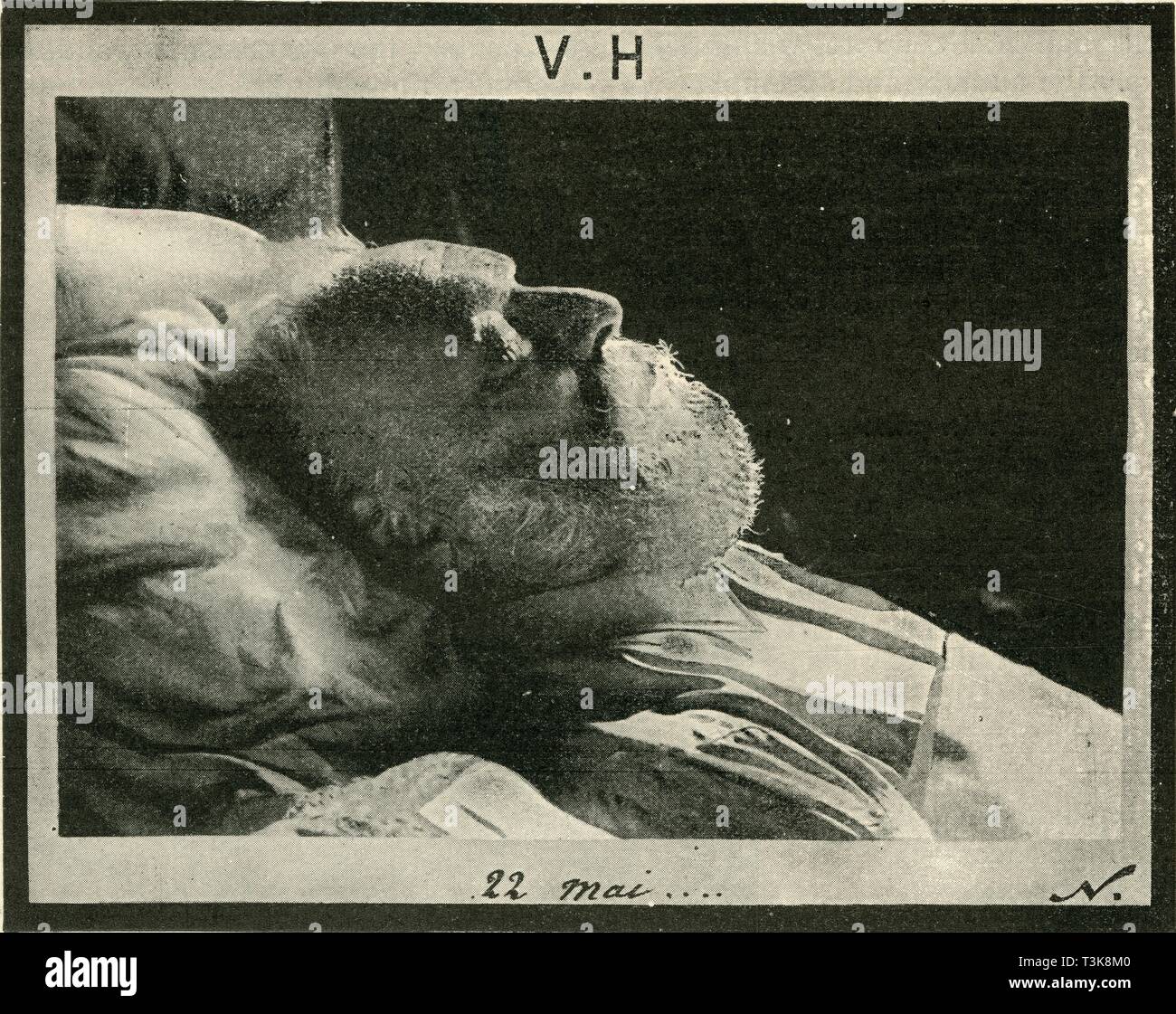 'Victor Hugo After Death', 1885, (1902). Creator: Unknown Stock Photo ...