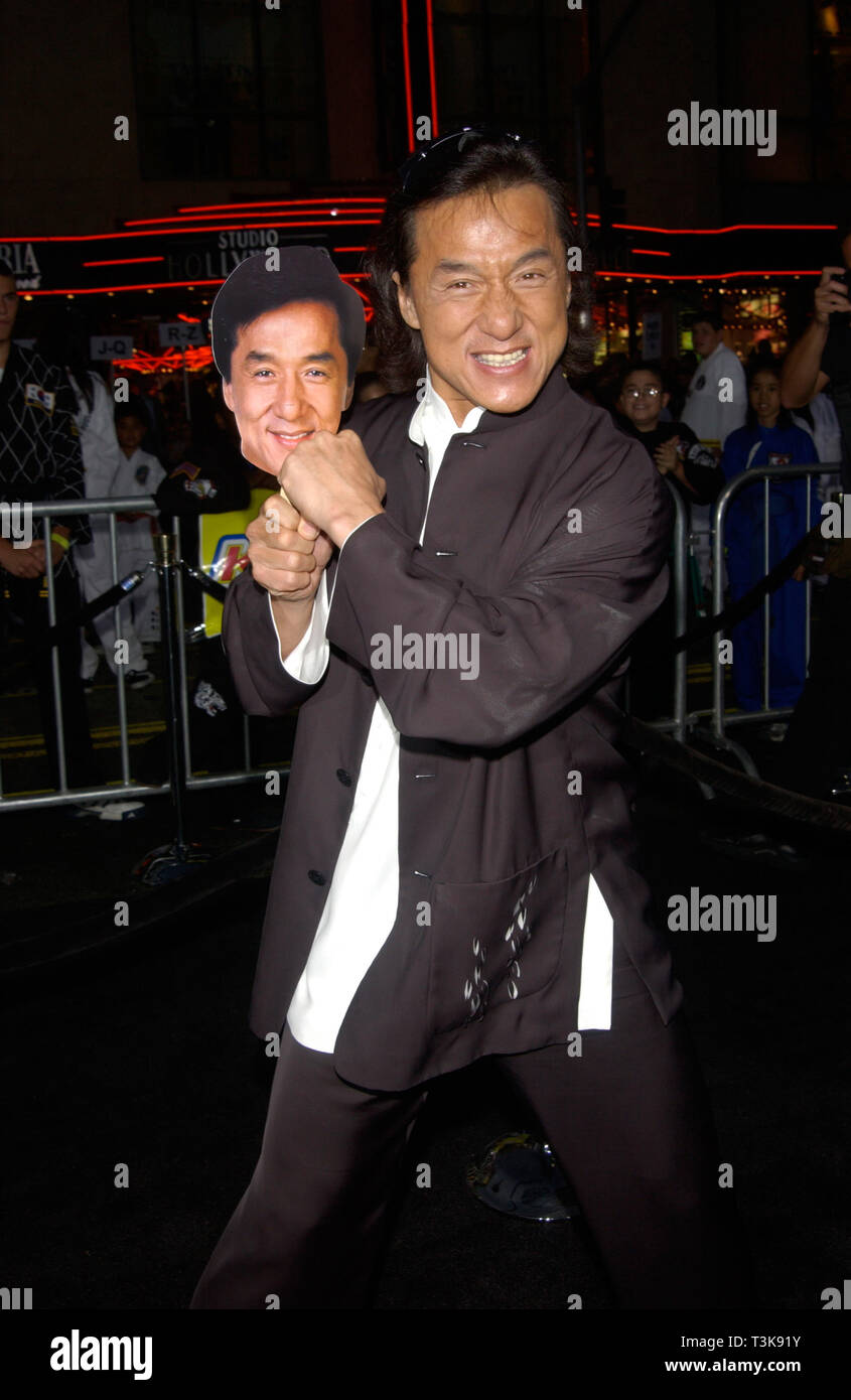 LOS ANGELES, CA. September 19, 2002: Actor JACKIE CHAN at the world ...