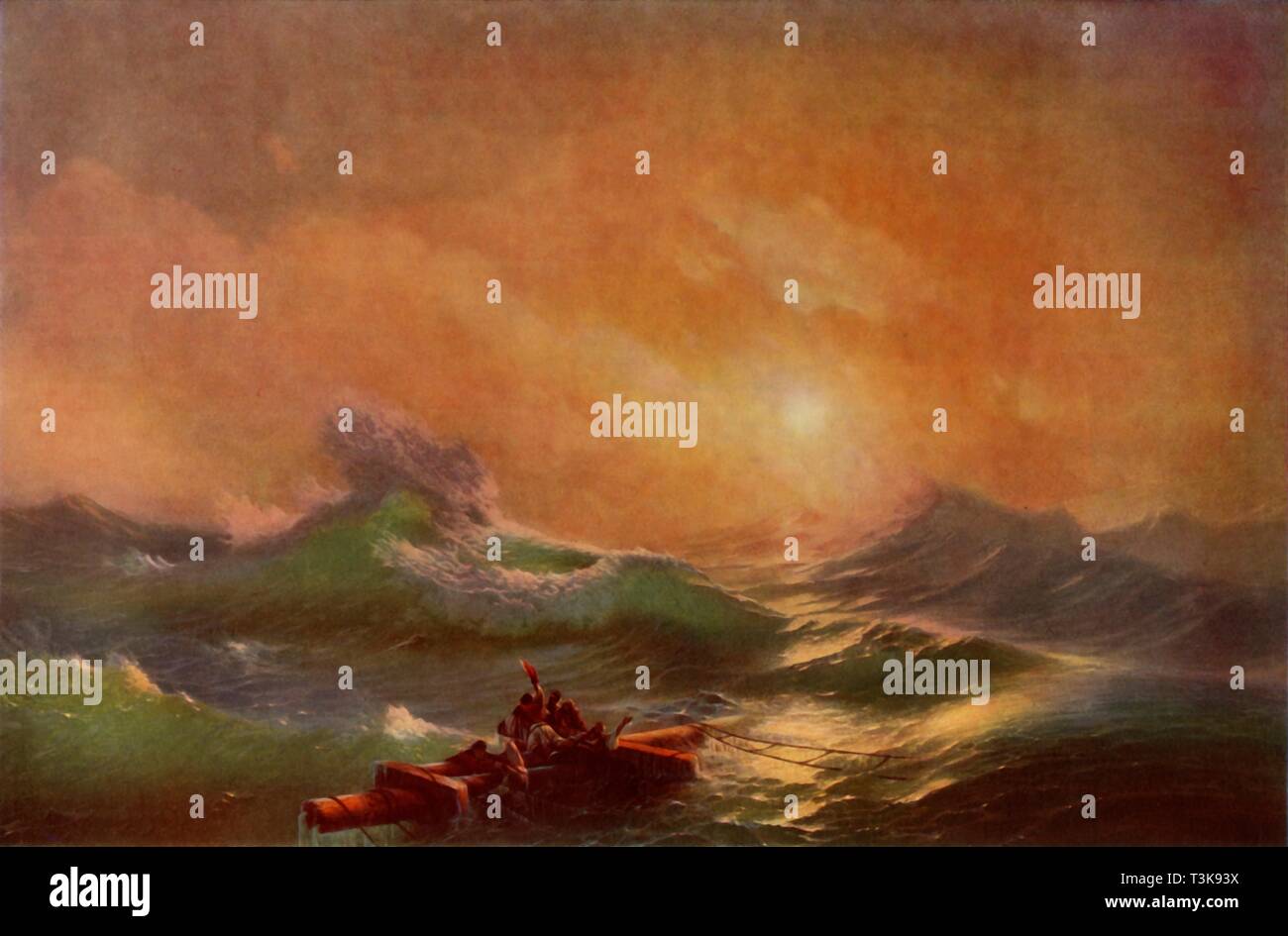 'The Ninth Wave', 1850, (1965). Creator: Ivan Ayvazovsky Stock Photo ...