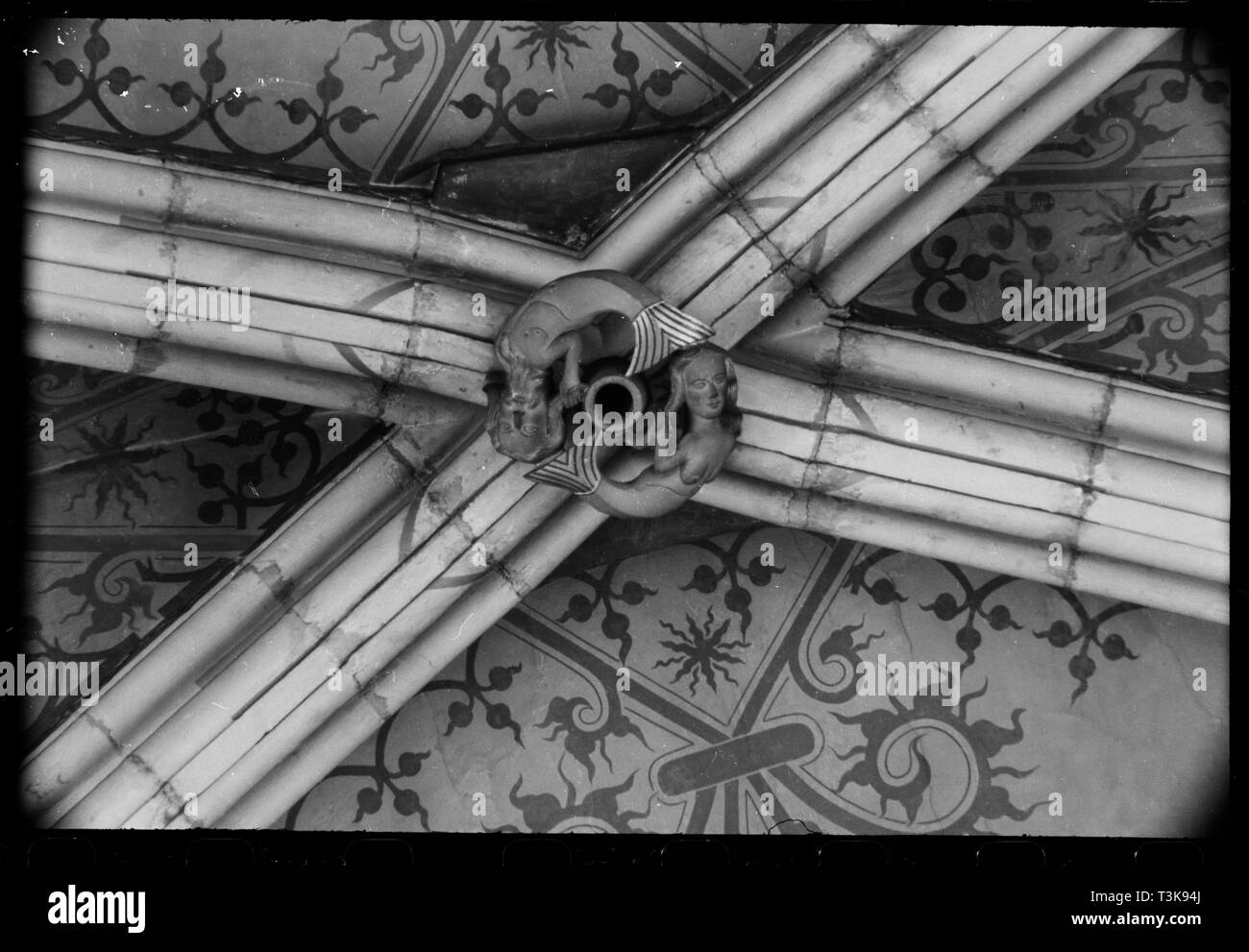 Roof boss Black and White Stock Photos & Images - Alamy