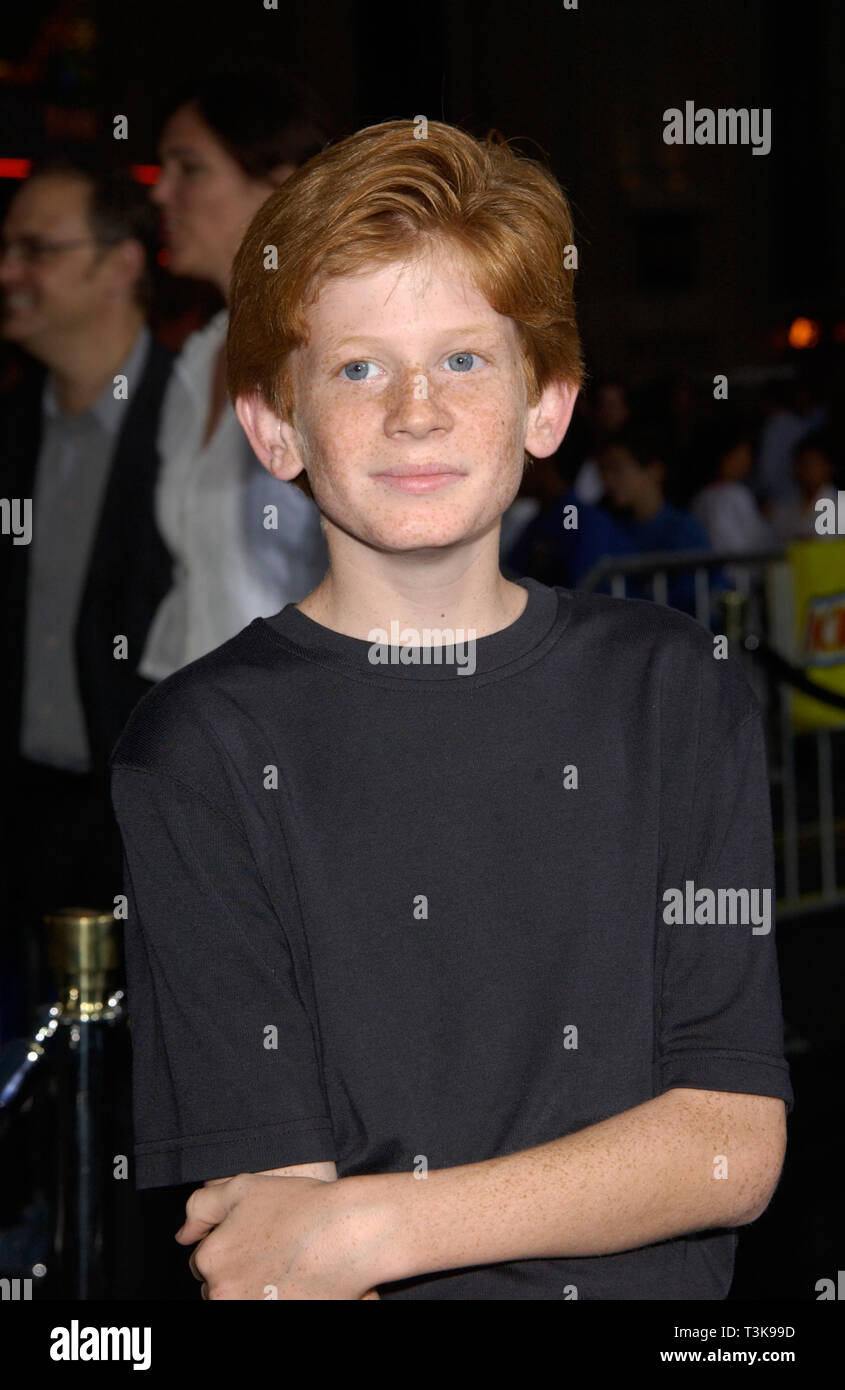 LOS ANGELES, CA. September 19, 2002: Actor AUSTIN STOUT at the world ...