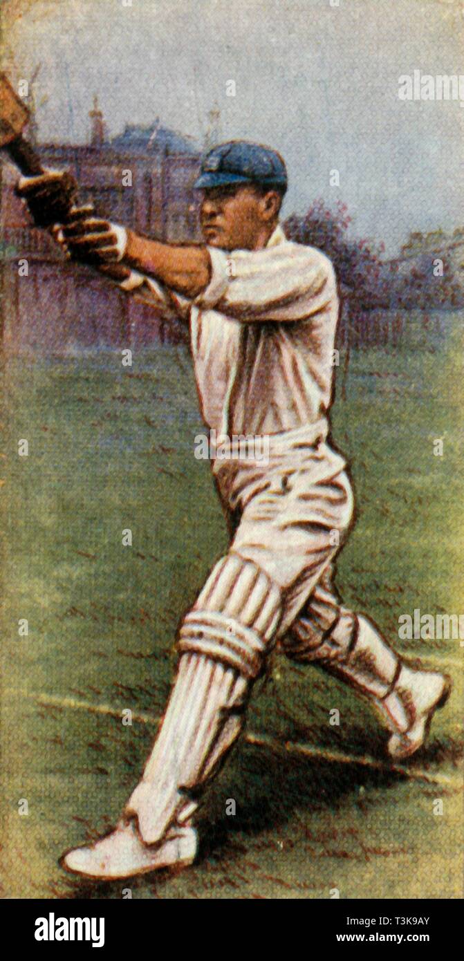 'E. Hendren (Middlesex)', 1928. Creator: Unknown Stock Photo - Alamy